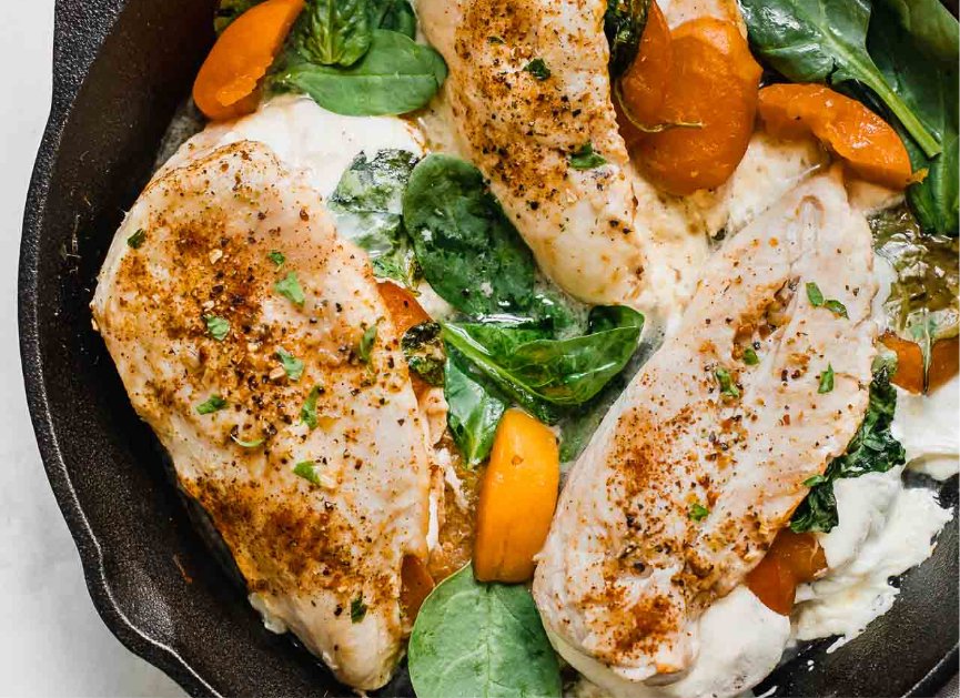 Apricot Mozzarella Stuffed Chicken Recipe
